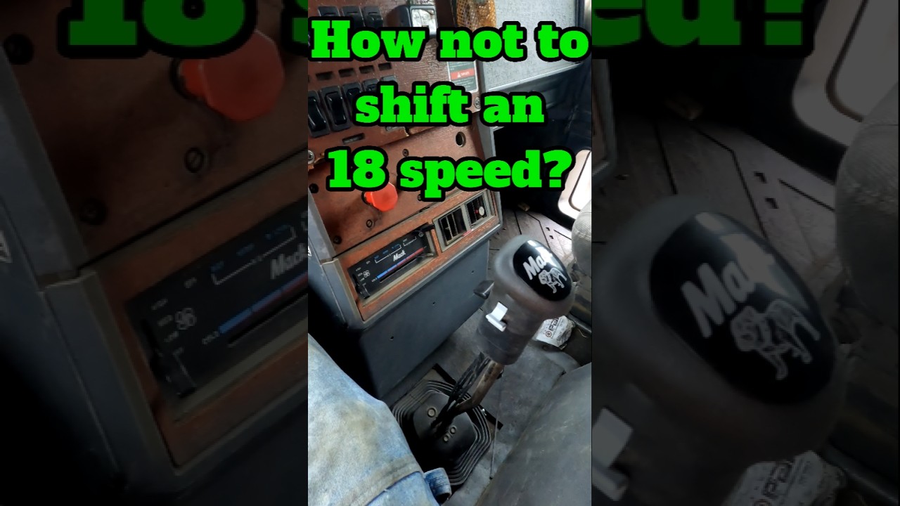 #diy #top #way to #destroy a #transmission in #record #time #mechanic #mack #semi #truck #broken