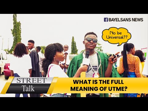 You Will Not Believe This. What Is The Full Meaning Of UTME? -Street Talks With Josephine .A (S1 E2)