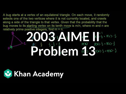 Problem 13 - American Invitational Mathematics Examination (AIME ...