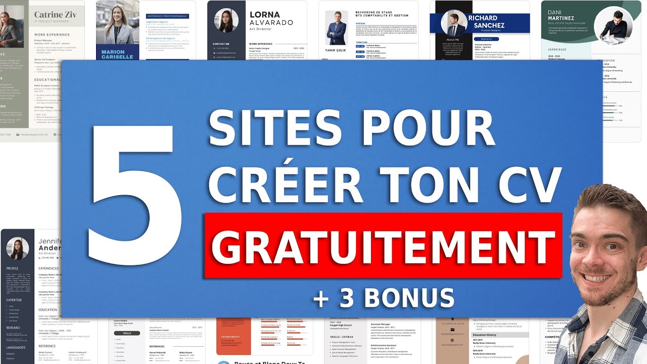 5 Sites to Create Your Resume for Free + 3 Bonuses