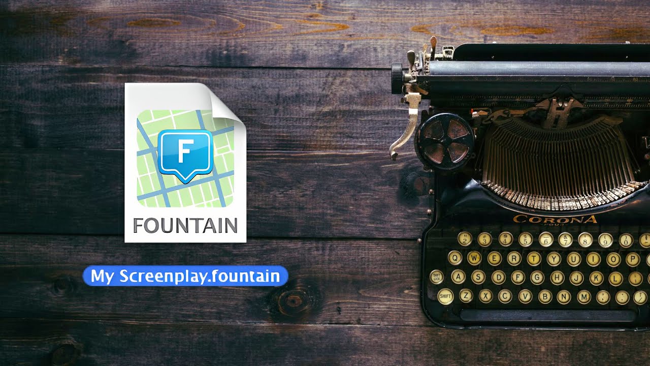 Narrative Script Writing in Linux with Fountain