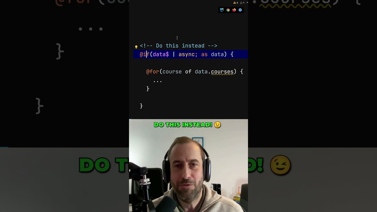 Angular Mistake #1: ✋ DON'T Overuse the Async Pipe❗ #angular