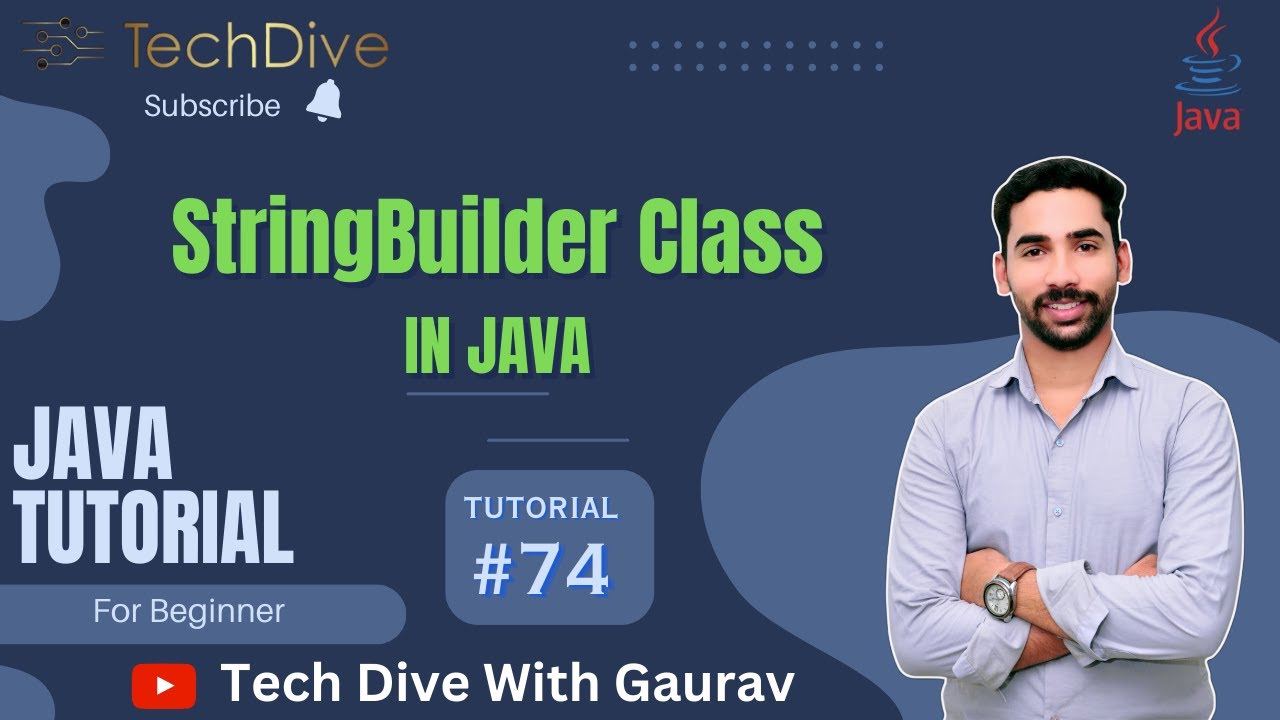 StringBuilder class in Java | Tutorial #74