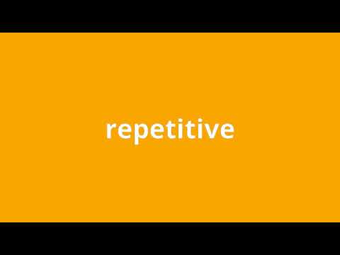 what is the meaning of repetitive