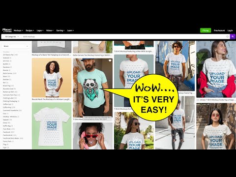 how to use placeit mockup for tshirt & other | placeit mockup free download | PLACEIT COURSE VIDEO 2