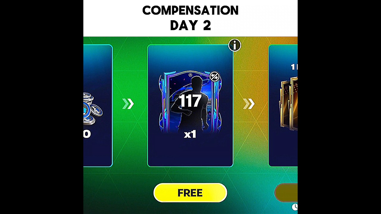 Compensation .. Free 117 Uefa Dreamchasers Pack 👀🥶 #fcmobile