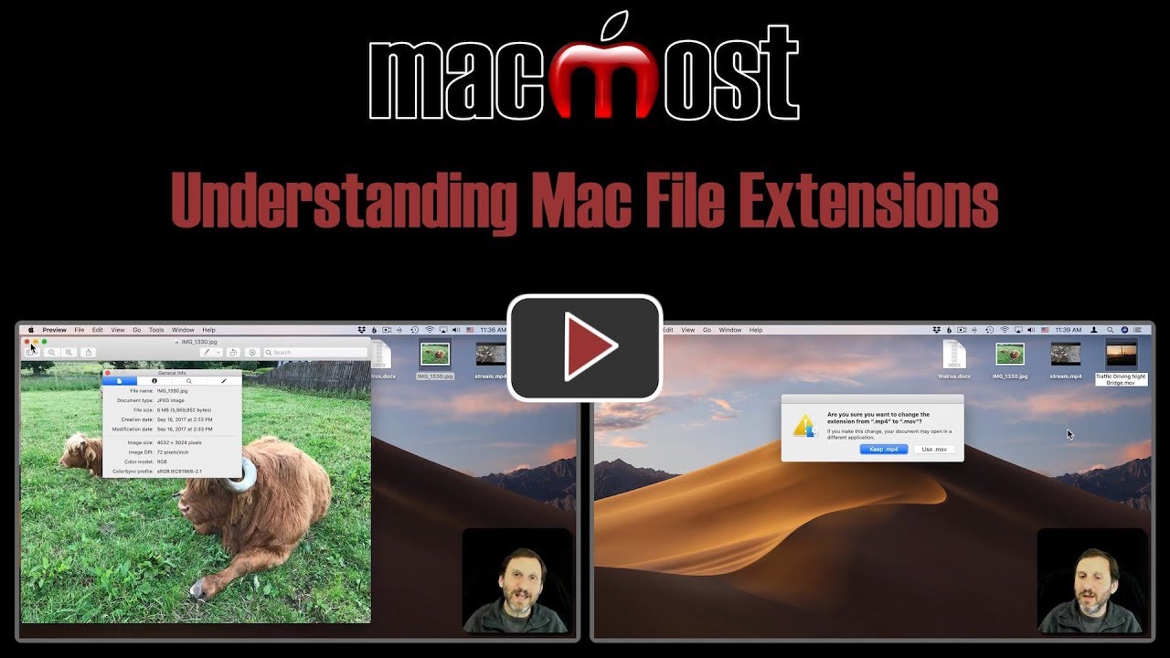 Understanding Mac File Extensions (MacMost #1881)