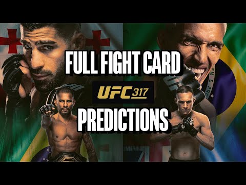 UFC 317 FULL Fight Card Predictions