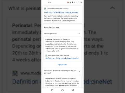 Perinatal period