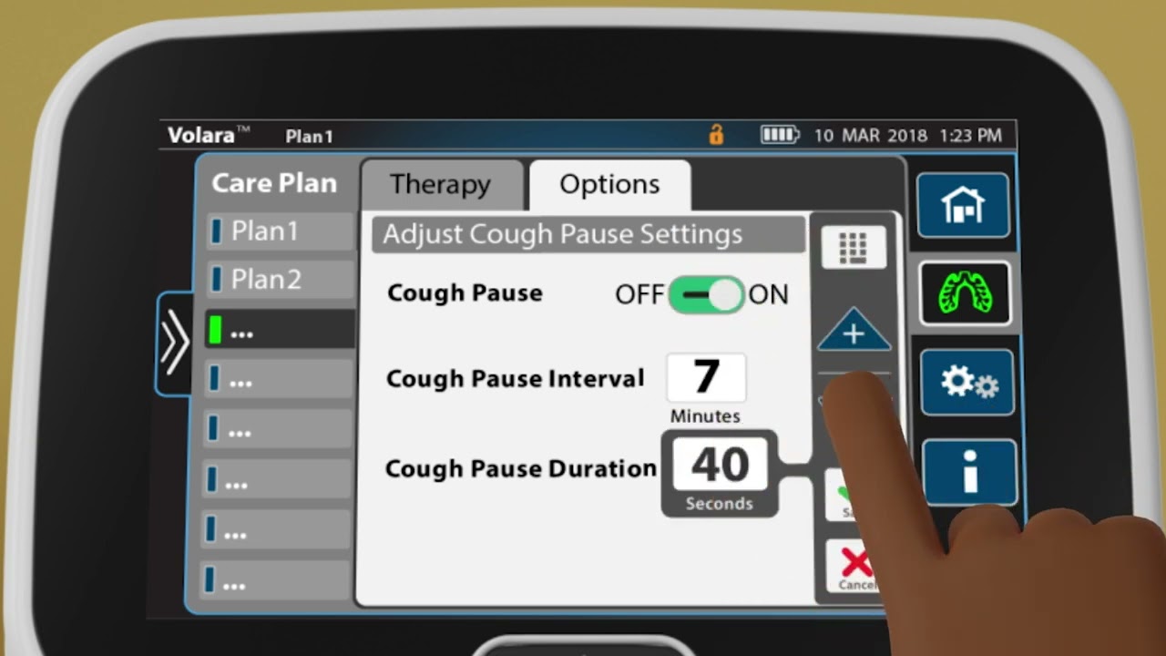 VOLARA System | Add/Modify Therapy