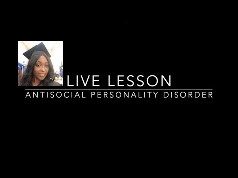 Antisocial Personality Disorder in Nursing