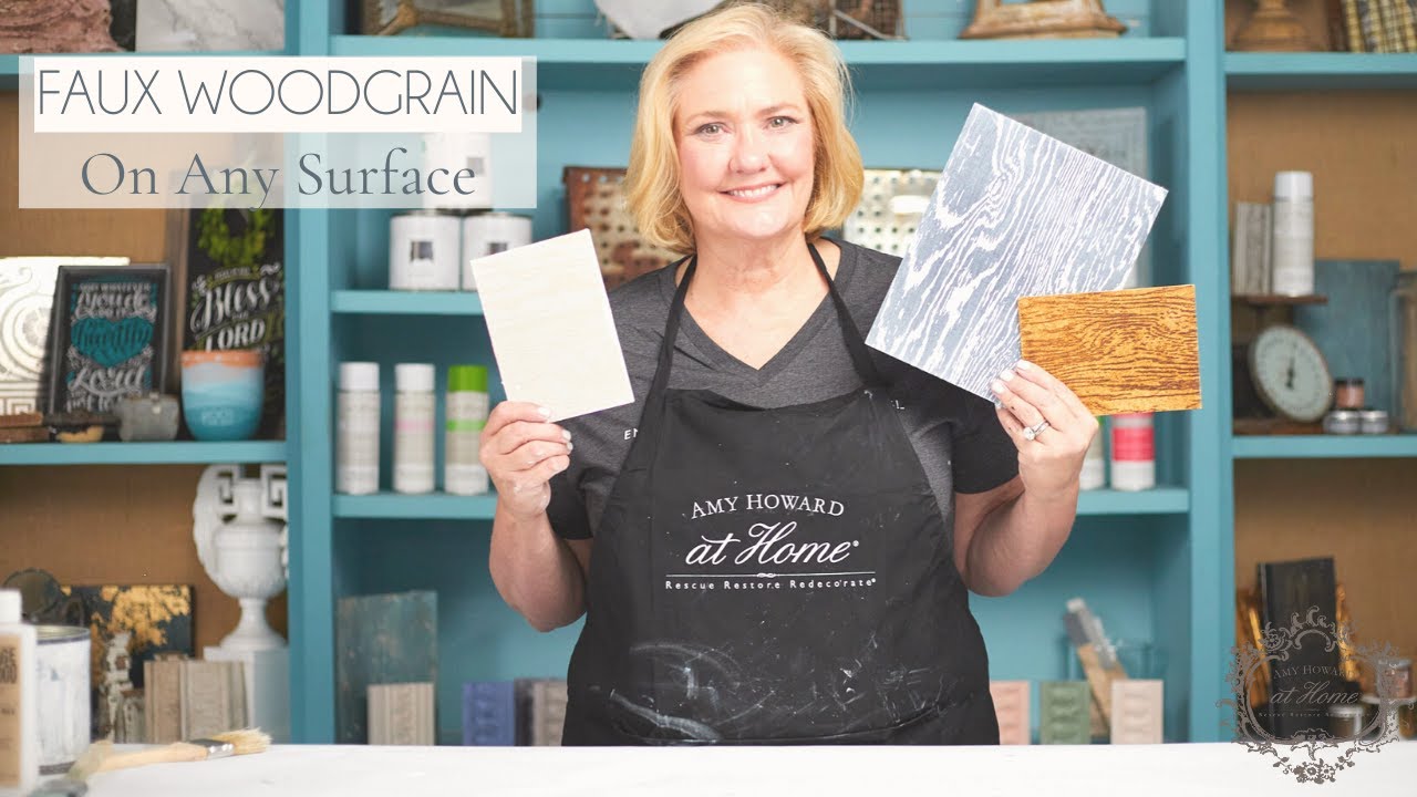Create A Faux Woodgrain Finish On ANY Surface