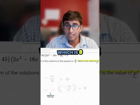 Watch how a simple equation can turn intimidating SAT math questions into easy wins. 💪