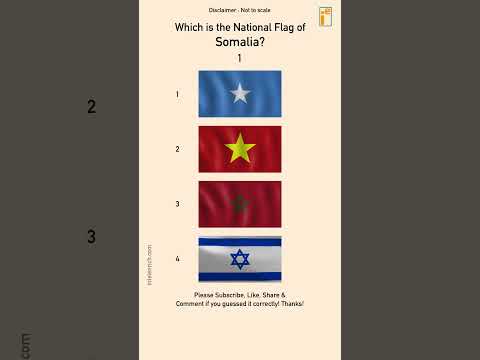 Find the Flag 93 • Somalia #flag #quiz #country