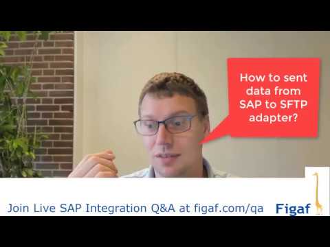 How to send data from SAP ERP to SFTP adapter?