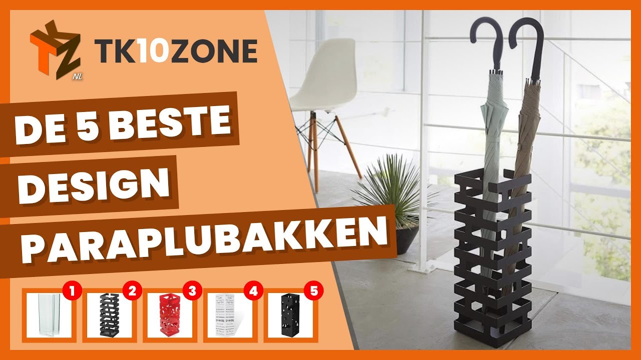 De 5 beste design paraplubakken