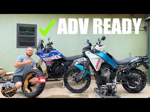 Ibex 450 Gets New ADV Tire and Tenere 700 Getting Prepped for "Get On! ADV Fest"