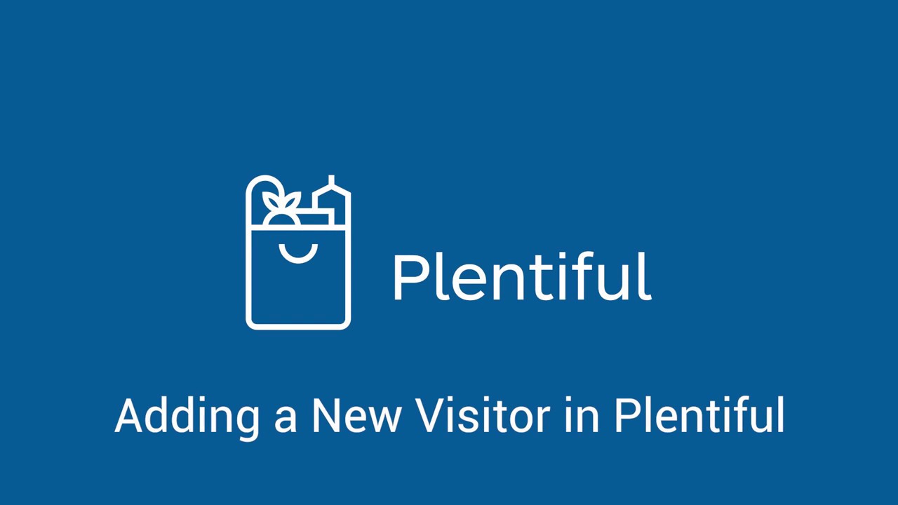 Adding a New Visitor in Plentiful