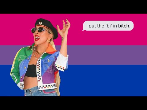 Lady Gaga talking about being bisexual