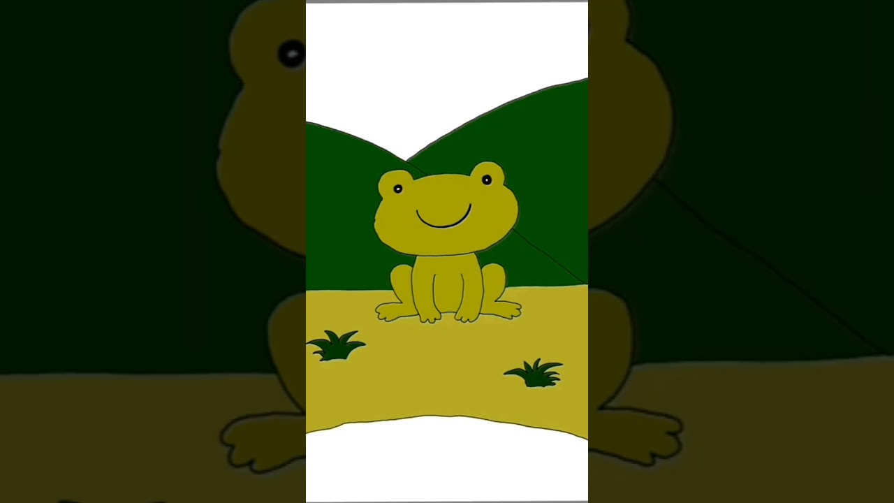 cartoon frog #drawing #drawingforkids #trending #cartoon