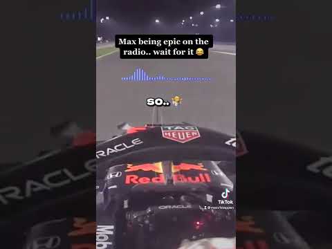 Max Verstappen Being Funny On The Radio at 300km/h #maxverstappen #f1shorts #f1