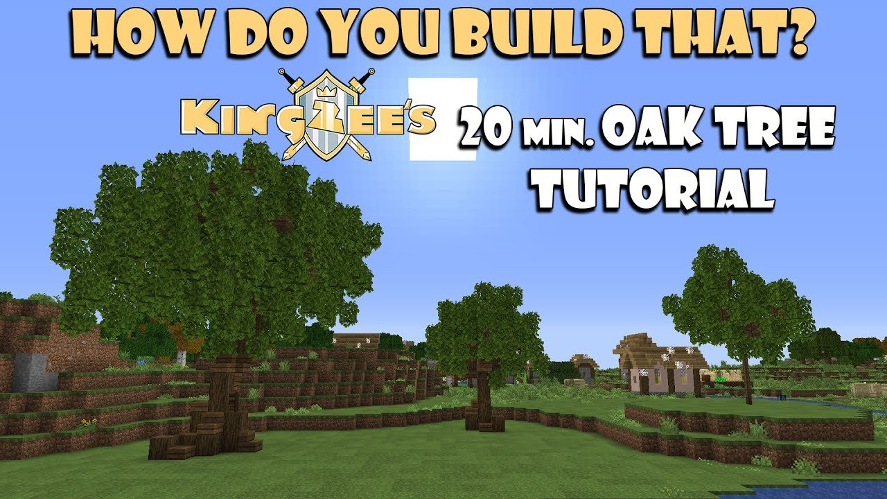 How to Build a Custom Oak Tree | 20 min. Oak Tree Tutorial