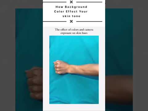 The Impact of Background Color on Skin Tone in Photography #studiobackground #skintone #trending.