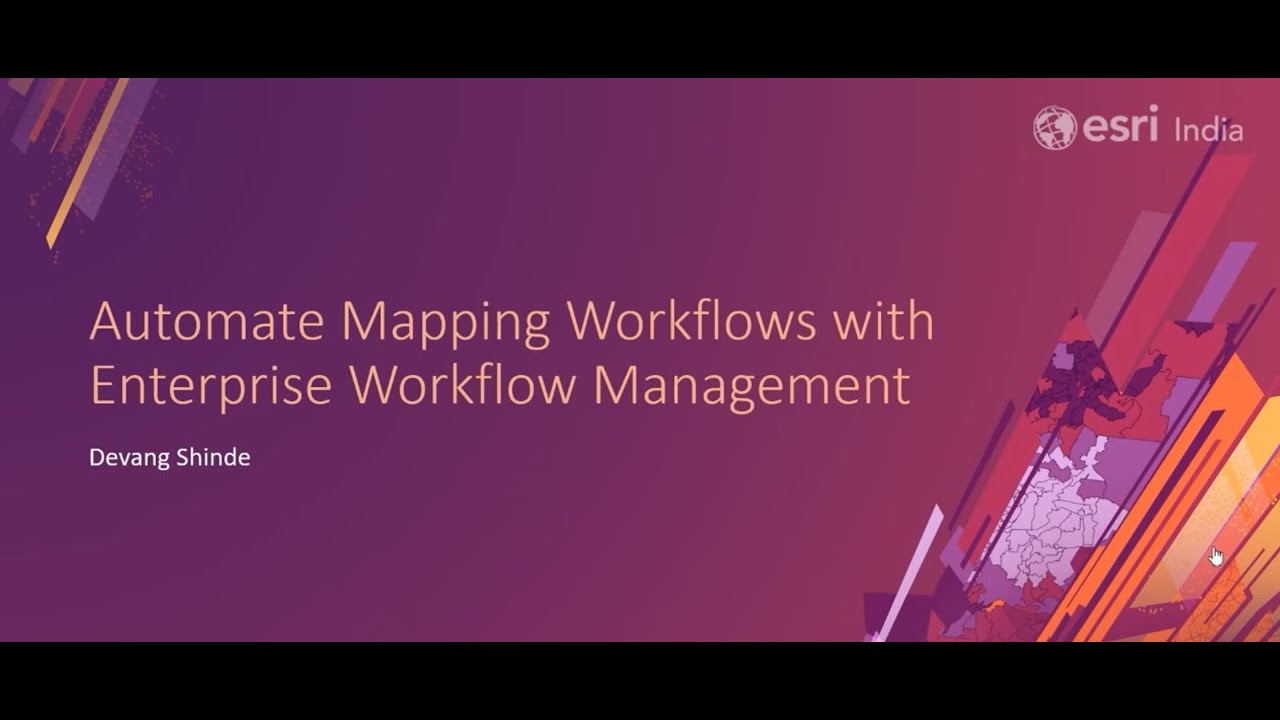 Webinar: Automate Mapping Workflows with Enterprise Workflow Management
