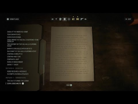 Alan Wake 2: Odin And Tors Confrontation With Saga's Dad Mr.Door