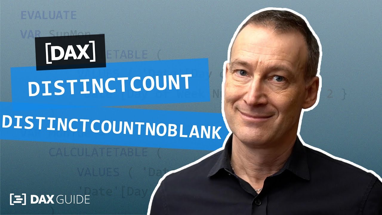 DISTINCTCOUNT, DISTINCTCOUNTNOBLANK - DAX Guide