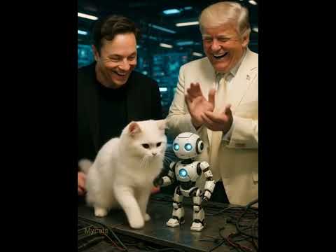 Cat Builds a Robot?! Elon Shocked, Trump Proud! ๐ค๐ฑ