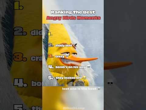 Ranking The Best Angry Birds Moments