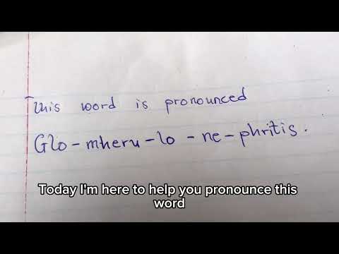 How to pronounce Glomerulonephritis. #shorts #viralshorts #medicalterms