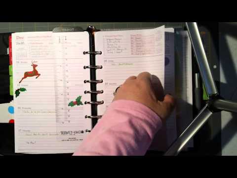 2013 Planner Initial Set Up (Day-Timer/Filofax)