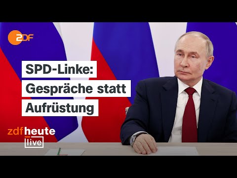 Annäherung an Putin: Sind die Forderungen aus dem SPD-Manifest realistisch? ZDFheute live