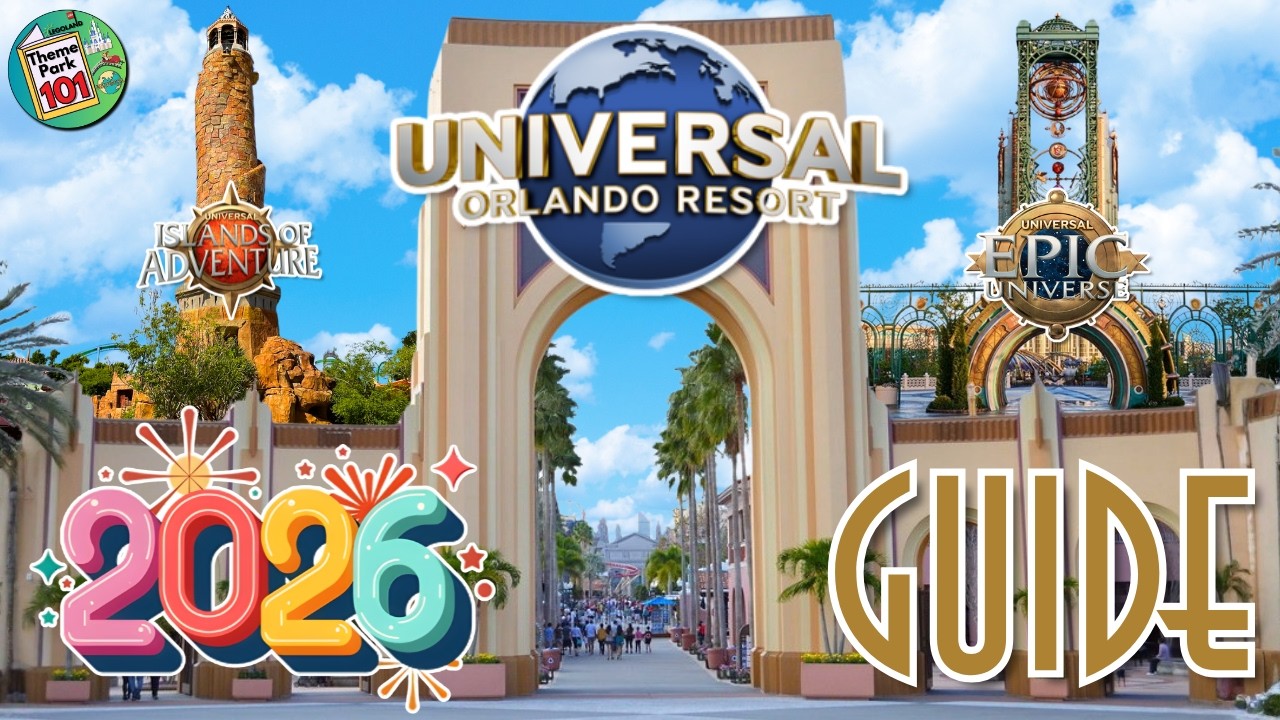 Universal Orlando Resort RIDES & ATTRACTIONS - 2026 - Epic Universe, Islands of Adventure & Studios