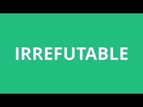 How To Pronounce Irrefutable - Pronunciation Academy