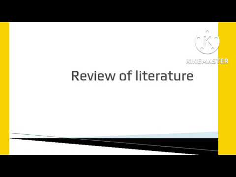 Review of Literature hindi/Review of literature in research/ bsc nursing