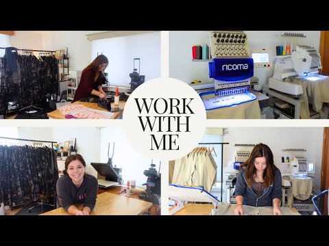 Work With Me On Orders For My Custom Apparel Business | Ricoma TC1501 | Ricoma EM1010