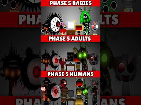 Incredibox Sprunki Phase 5 But Babies VS Phase 5 (Y.N.R. Sprunki) VS Phase 5 Human *MIX VERSION*