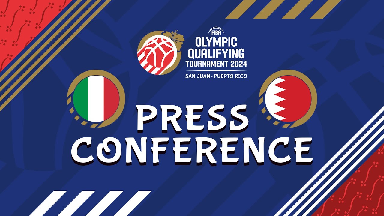 Italy vs Bahrain - Group Phase - FIBA Olympic Qualifying Tournament ...