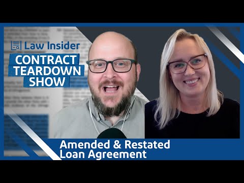 Amended and Restated Loan Agreement