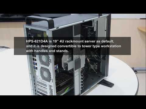 HPS-621D4EA High-Performance Computing Medical Server Rackmount System