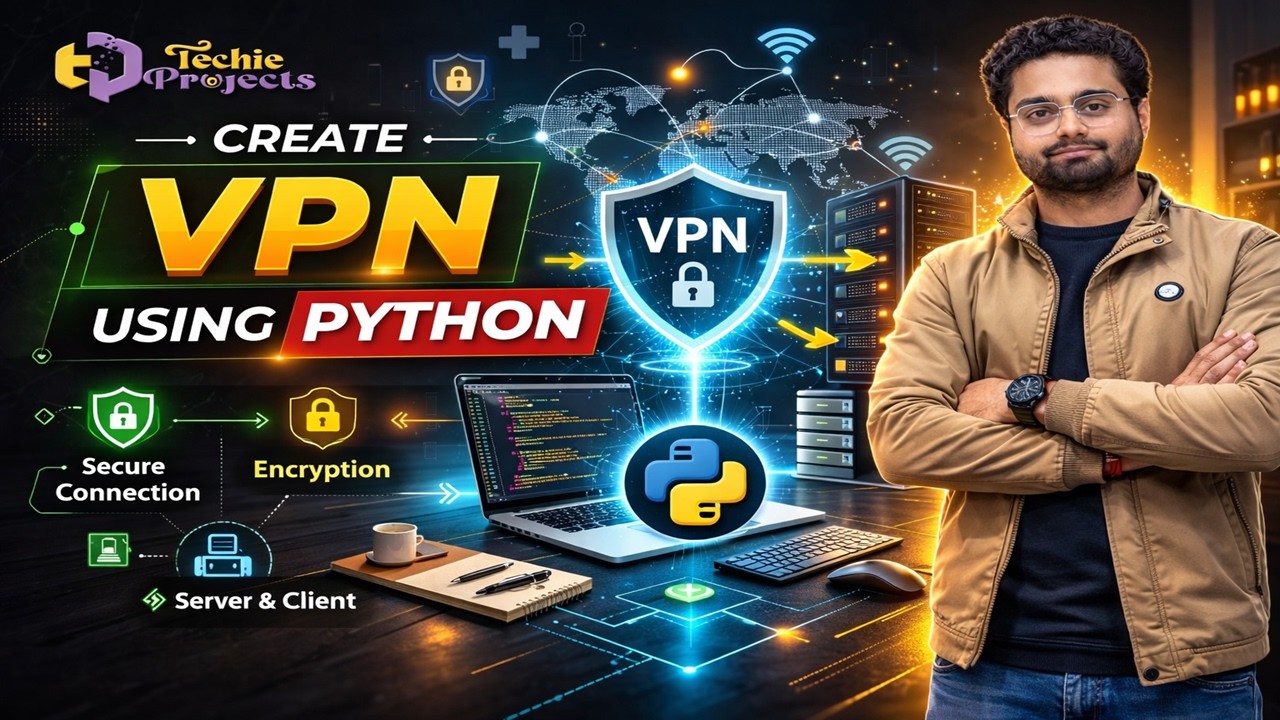 Create VPN Using Python | Cryptography Projects using Python