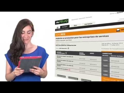 Présentation du portail étudiant MaTÉLUQ