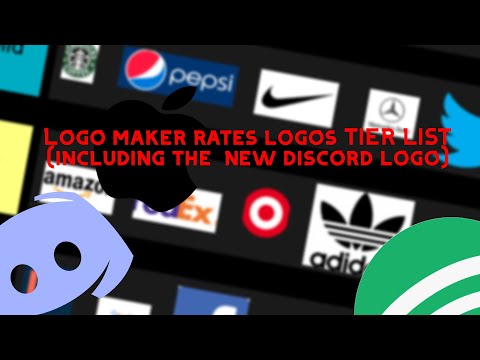 Logo maker rates logos with tier list(including the new discord logo