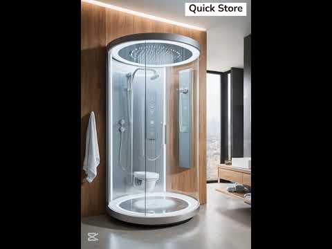 Futuristic Shower Capsule for Smart Living 🚿💡 #shorts #shortsvideoviralkaisekare