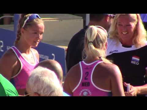 Women beach volley ball, Emi Van Driel/Raisa Schoon