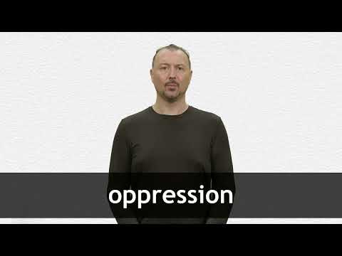 How to pronounce OPPRESSION in French