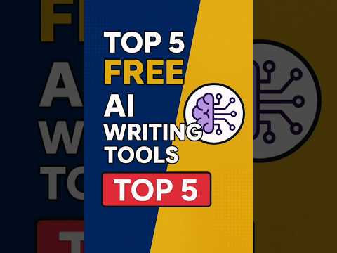 Top 5 FREE AI Writing Tools You Should Try Today!